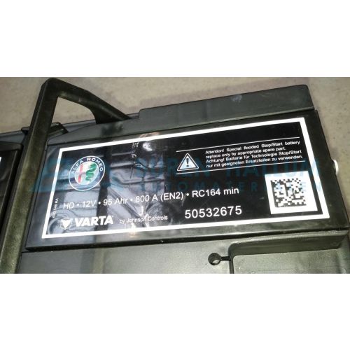 Accu EFB 95AH S&S / 800A 50532675 kopen | BHA Webshop